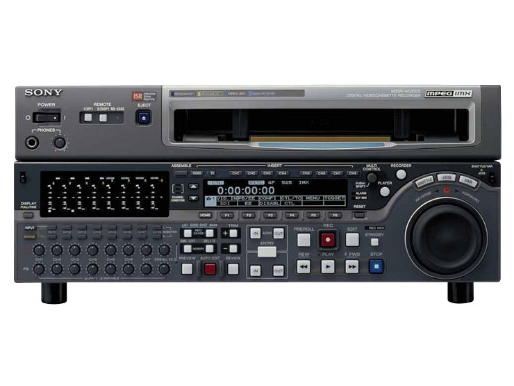 商品の写真 | MSW-M2000 | MPEG IMX | カムコーダー／レコーダー／プレーヤー | 法人のお客様 | ソニー