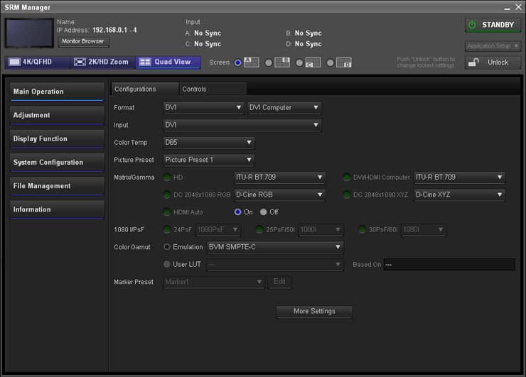 SRM-L560 特長 | プロフェッショナルモニター | ソニー